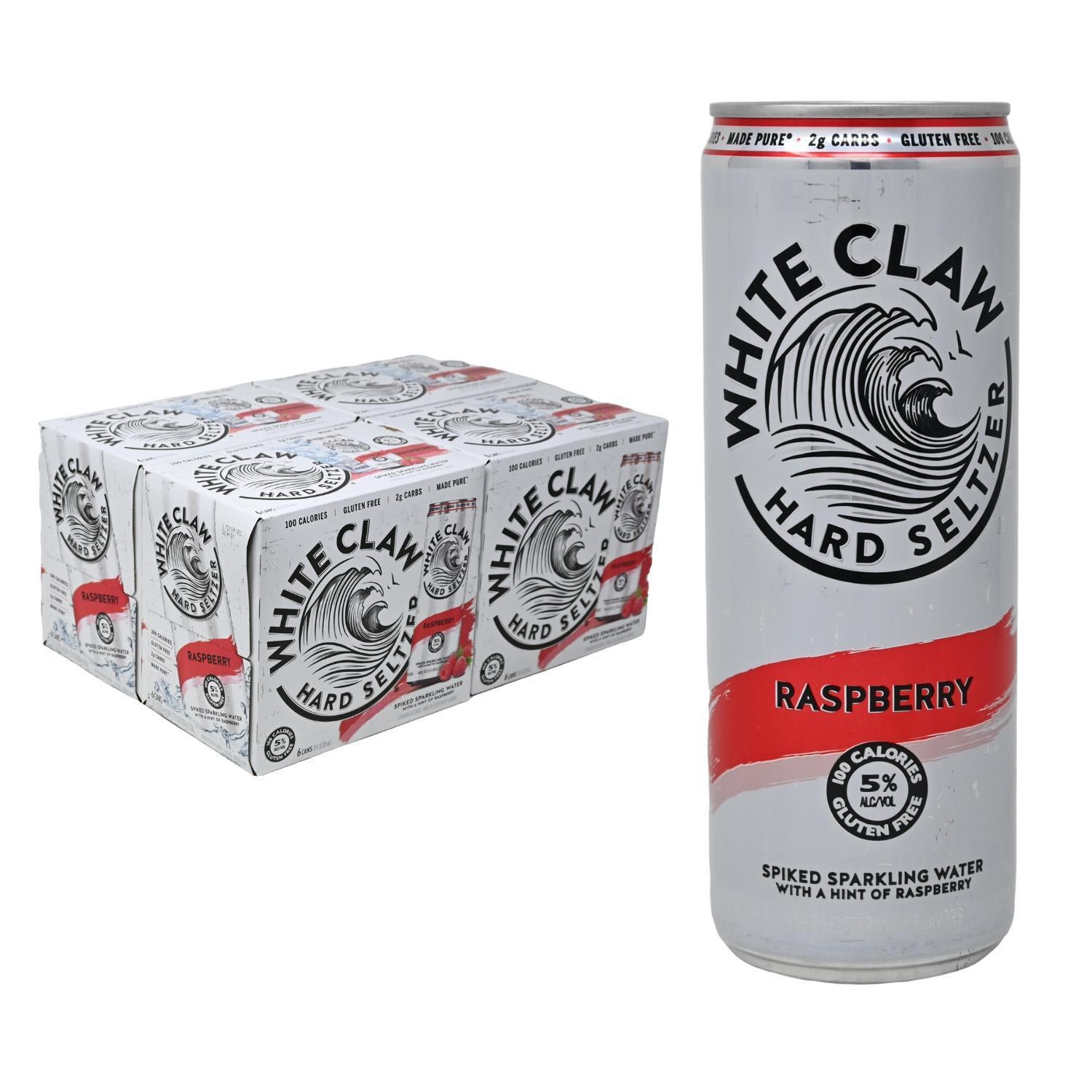 WHITE CLAW HARD SELTZER RASPBERRY | Stone's Beer & Beverage Market